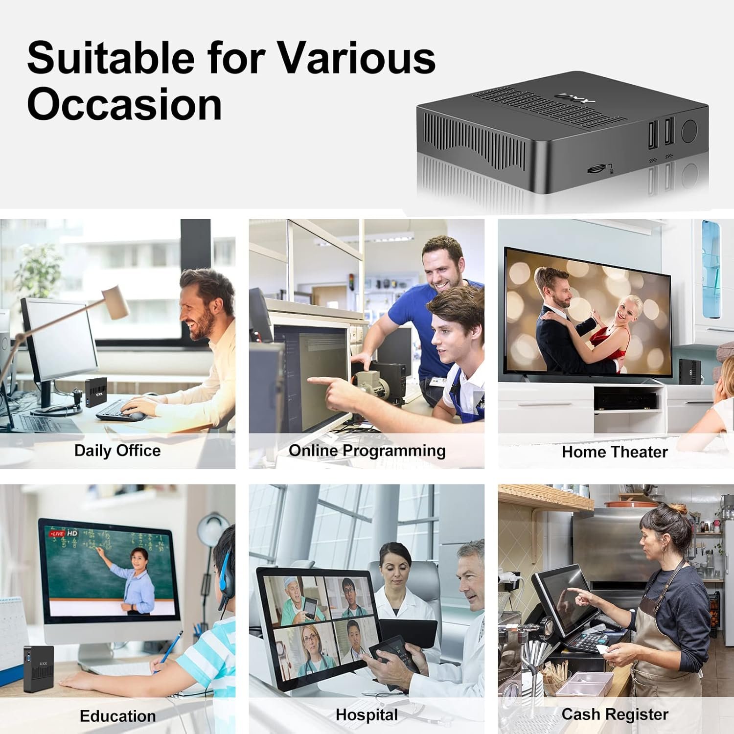 UXX N3350 Mini PC Review: Compact Power at an Affordable Price