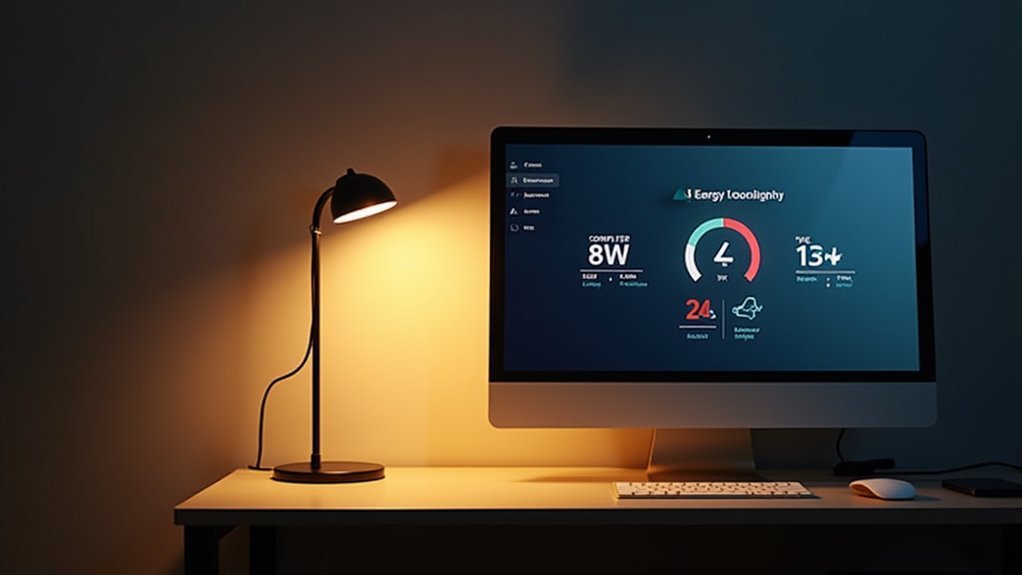 Desk Lamp Power Consumption: Impact on Computer Energy Usage
